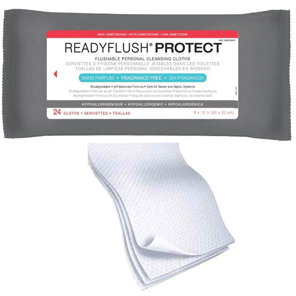 ReadyFlush Protect Biodegradable Flushable Wipes - Ready Supply